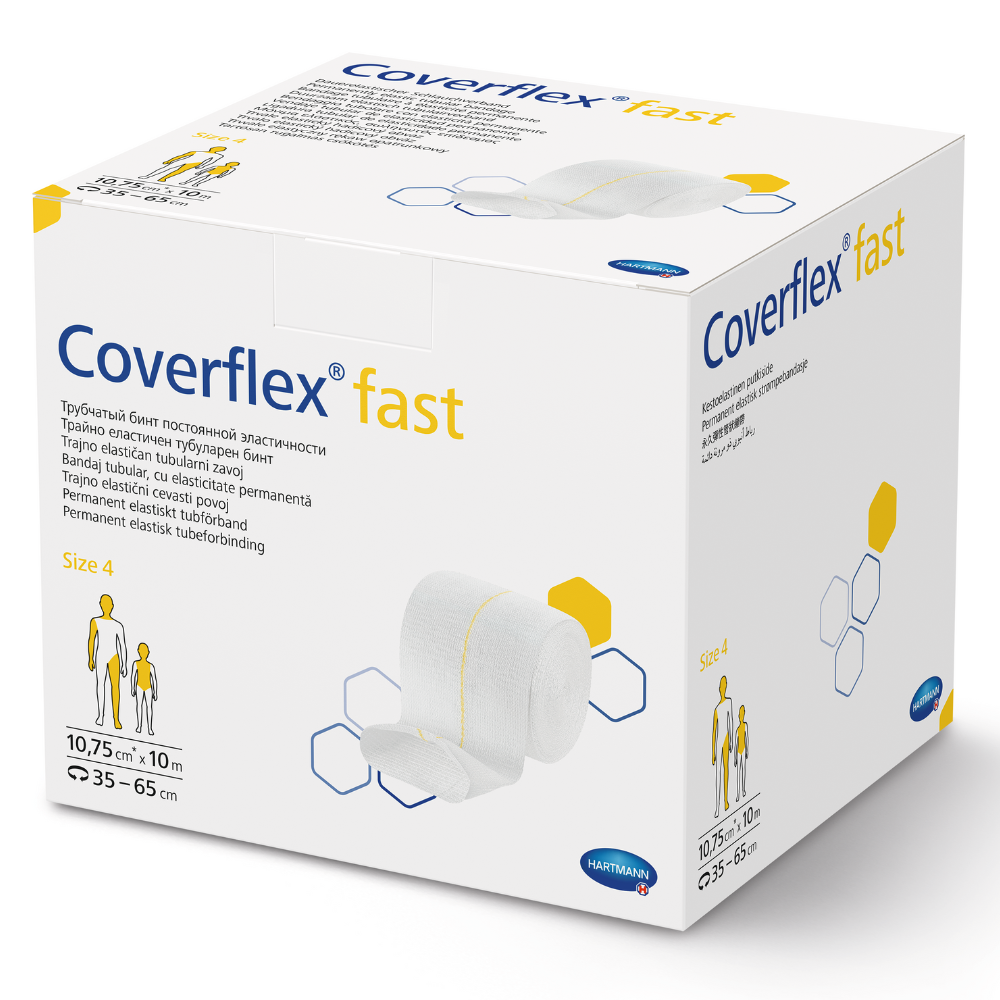 德國 Hartmann Coverflex Fast 親膚柔軟彈性筒型繃帶【5個尺寸】 - 盈康 Healthy Living