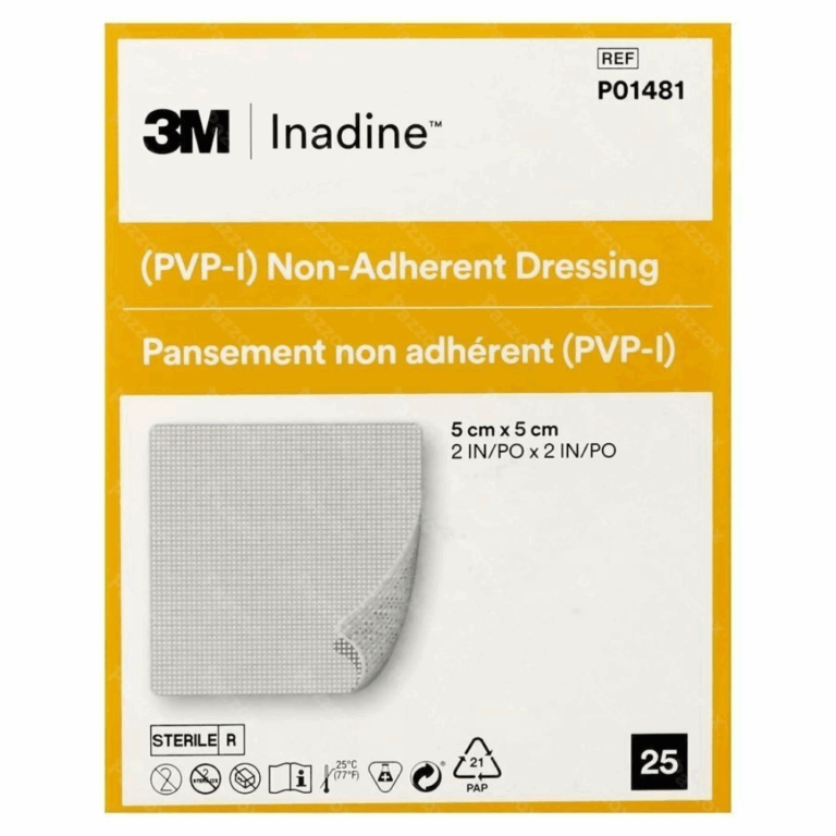 美國 3M / Solventum Inadine (PVP-I) 非黏性敷料【可選兩種尺寸】【英國製造】 - 盈康 Healthy Living