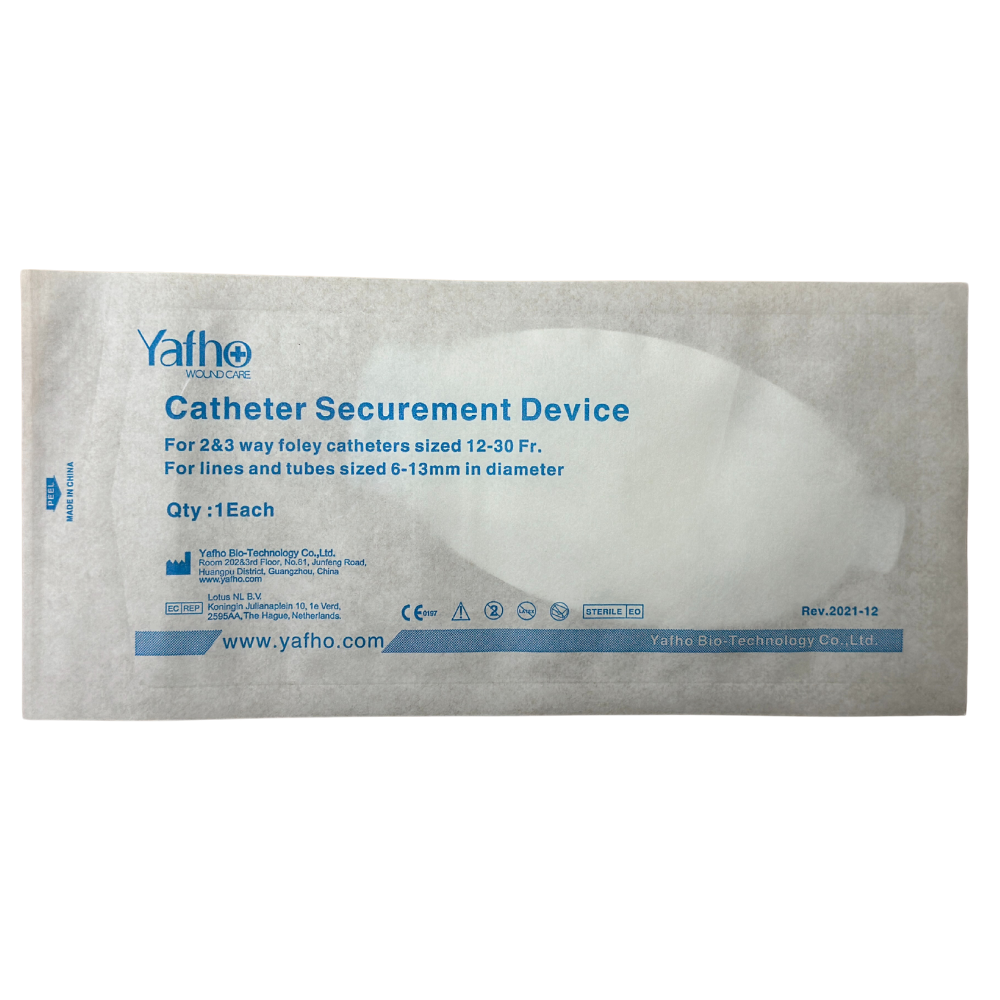 Yafho Catheter Securement Device 尿喉固定貼 [600326]【100包/盒，如顧客想原盒買，可選數量為100 ...